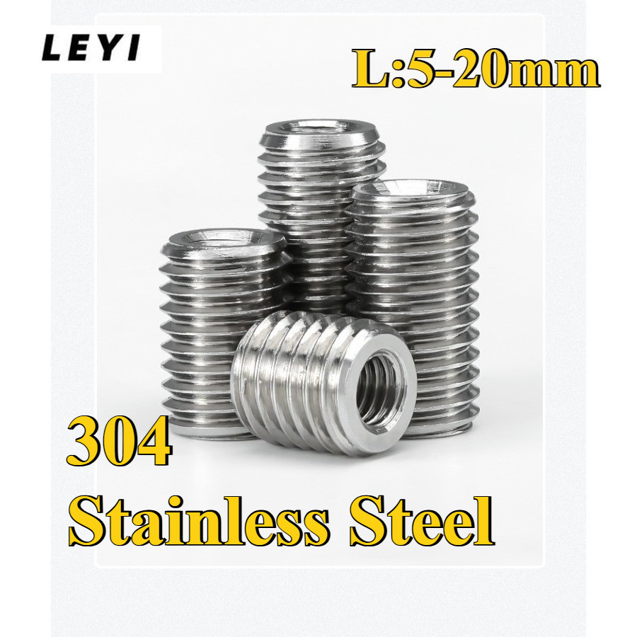 304 Stainless Steel Internal And External Nut Thread Conversion Socket ...