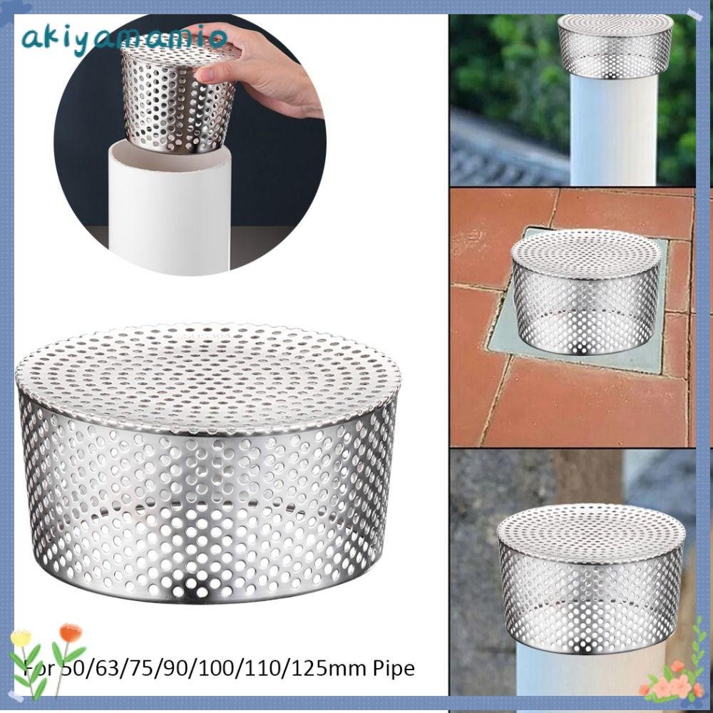 AKIYAMAMIO Rooftop Floor Drain Cover, Circular Shape Stainless Steel ...
