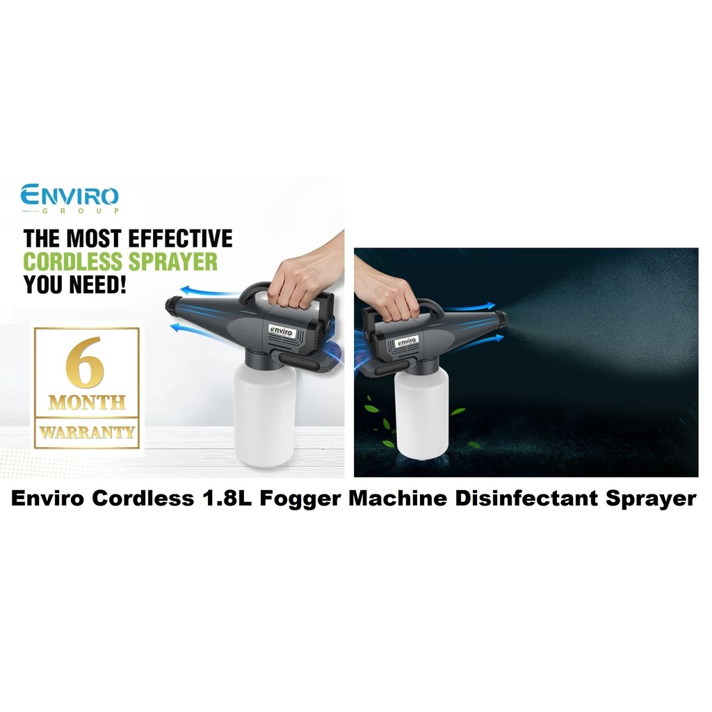 Enviro 1.8-Litre 20V Cordless Electrostatic Disinfectant Sprayer | Shopee Malaysia