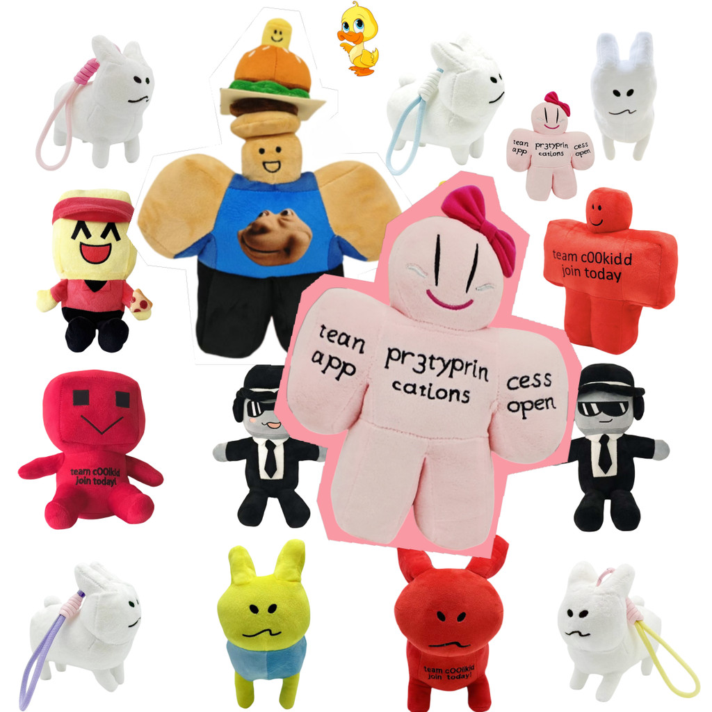 PLUS Roblox Toys Forsaken Pr3typrince Plush Toys Fun Two time Forsaken ...