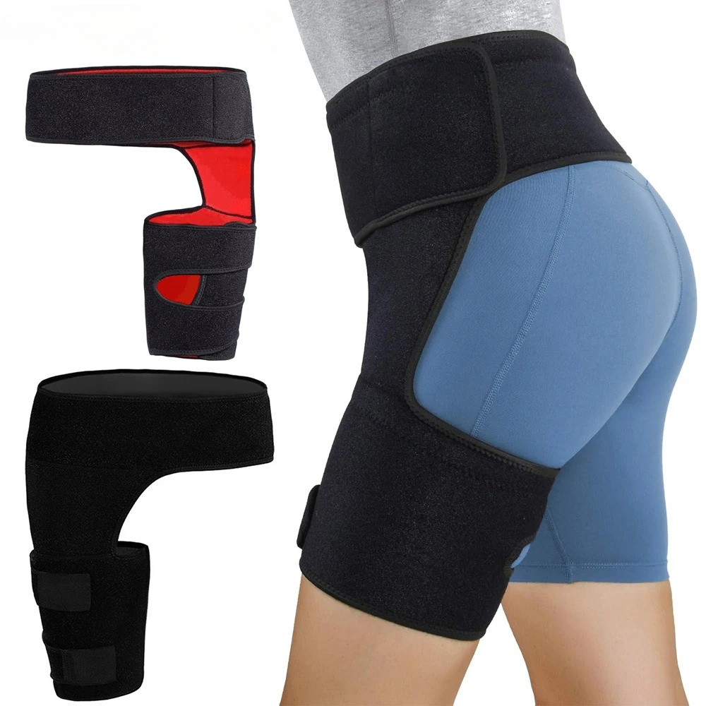1Pcs Hip Brace Thigh Compression Sleeve,Hamstring & Groin Compression ...