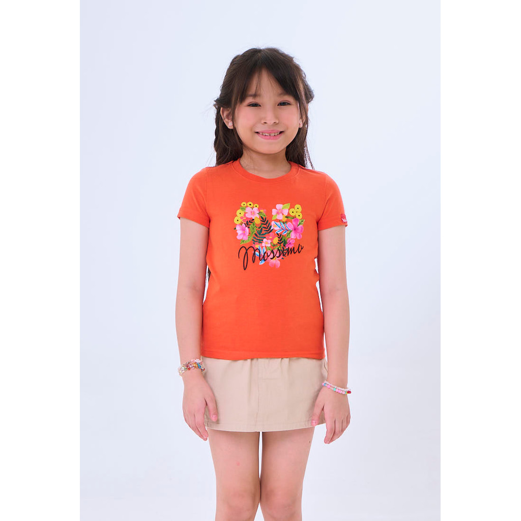 Mossimo Kids Chaska Red Orange Basic Graphic Tshirt | Shopee Malaysia