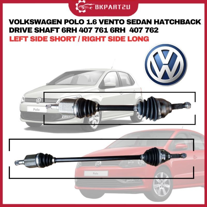 VOLKSWAGEN POLO 1.6 VENTO SEDAN HATCHBACK DRIVE SHAFT LEFT RIGHT ASSY ...