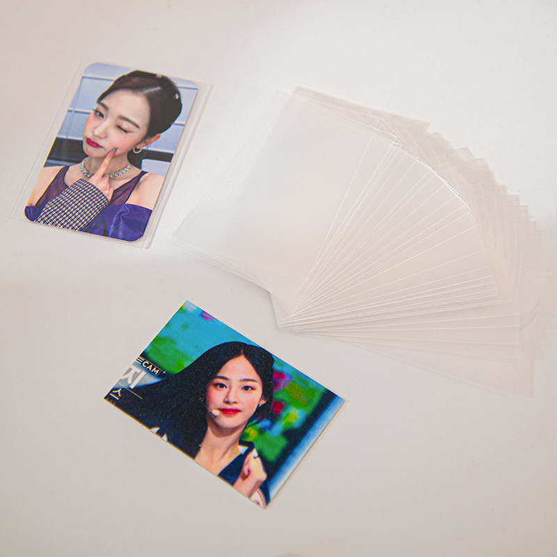 50pcs Kpop Card Sleeves Korea Business Card Set Transparent and Acid ...