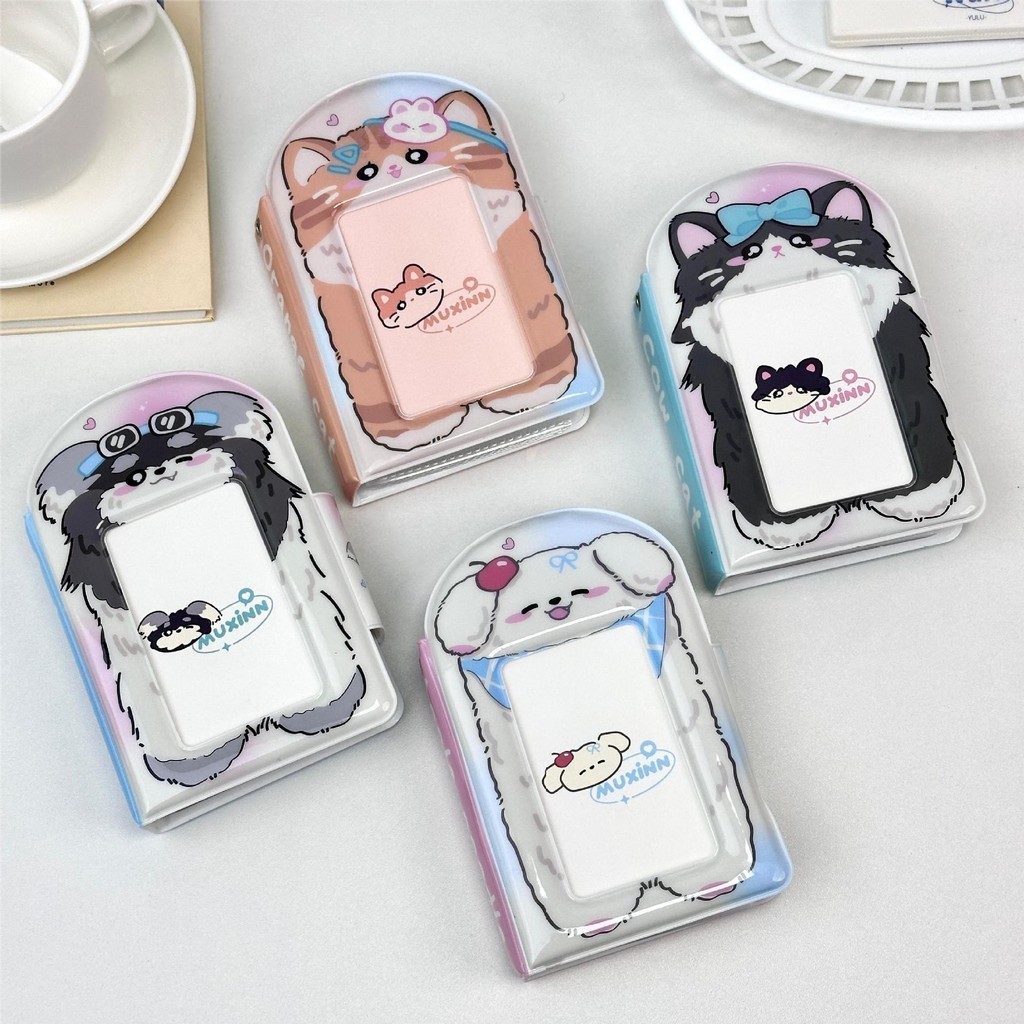 32 Pockets Photocards Collect Lomo Card Holder 3Inch Cat Dog Case ...