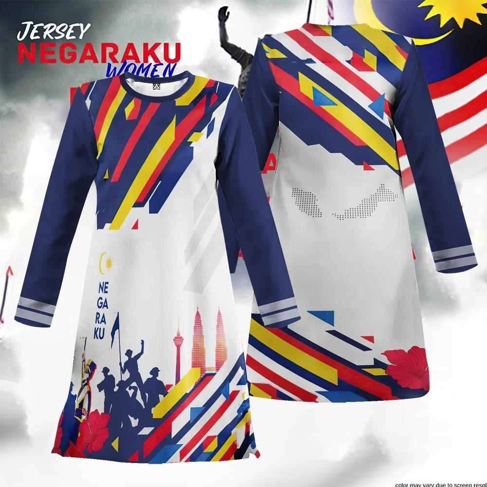 2024 Baju Merdeka Sports Jersey Casual Muslim Sportswear Daily Family ...