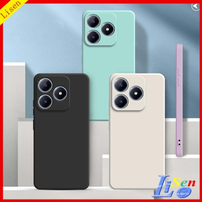 Realme C63/C61/C55/C67/C53/C51/C35/C33/Note 50/C30/C30S Solid color ...