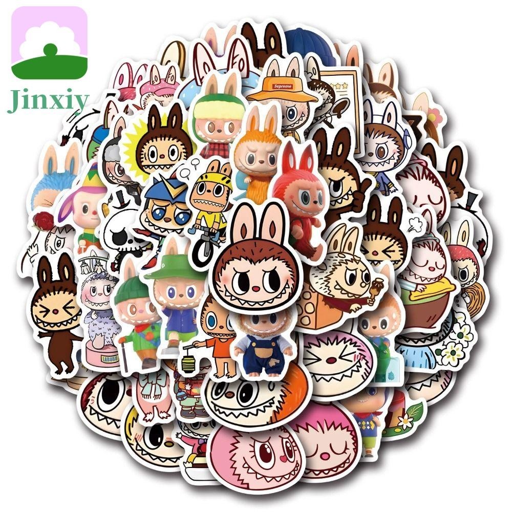 JINXIY 55pcs Cute Labubu Stickers, Graffiti Decoration Waterproof DIY ...