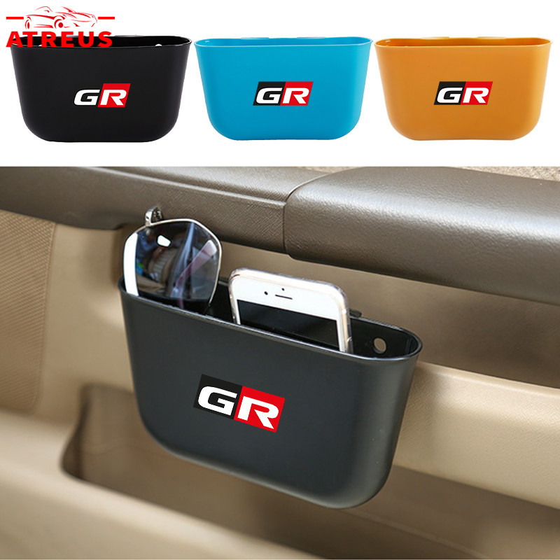 Toyota GR Storage Box Car Trash Can Hanging Dustbin Organizer Car ...
