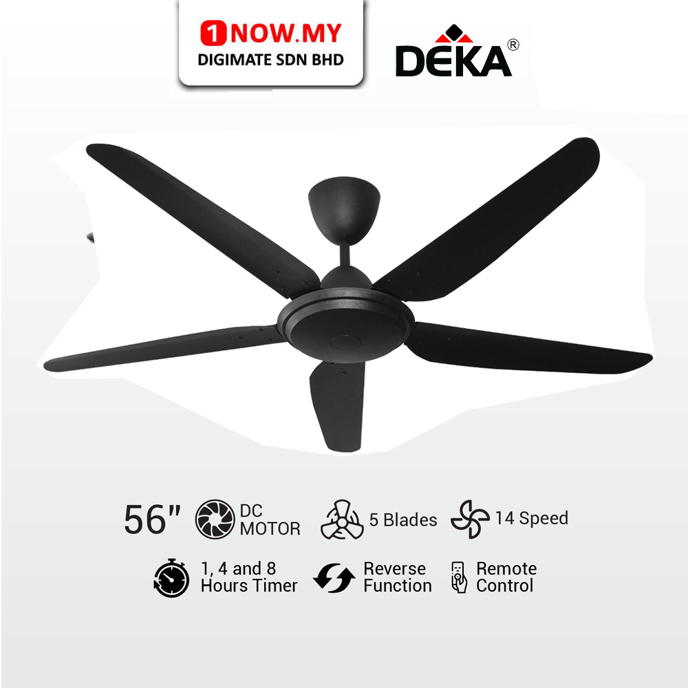 DEKA 56 Inch DC Ceiling Fan With Remote Control SCX56-MB | Energy ...