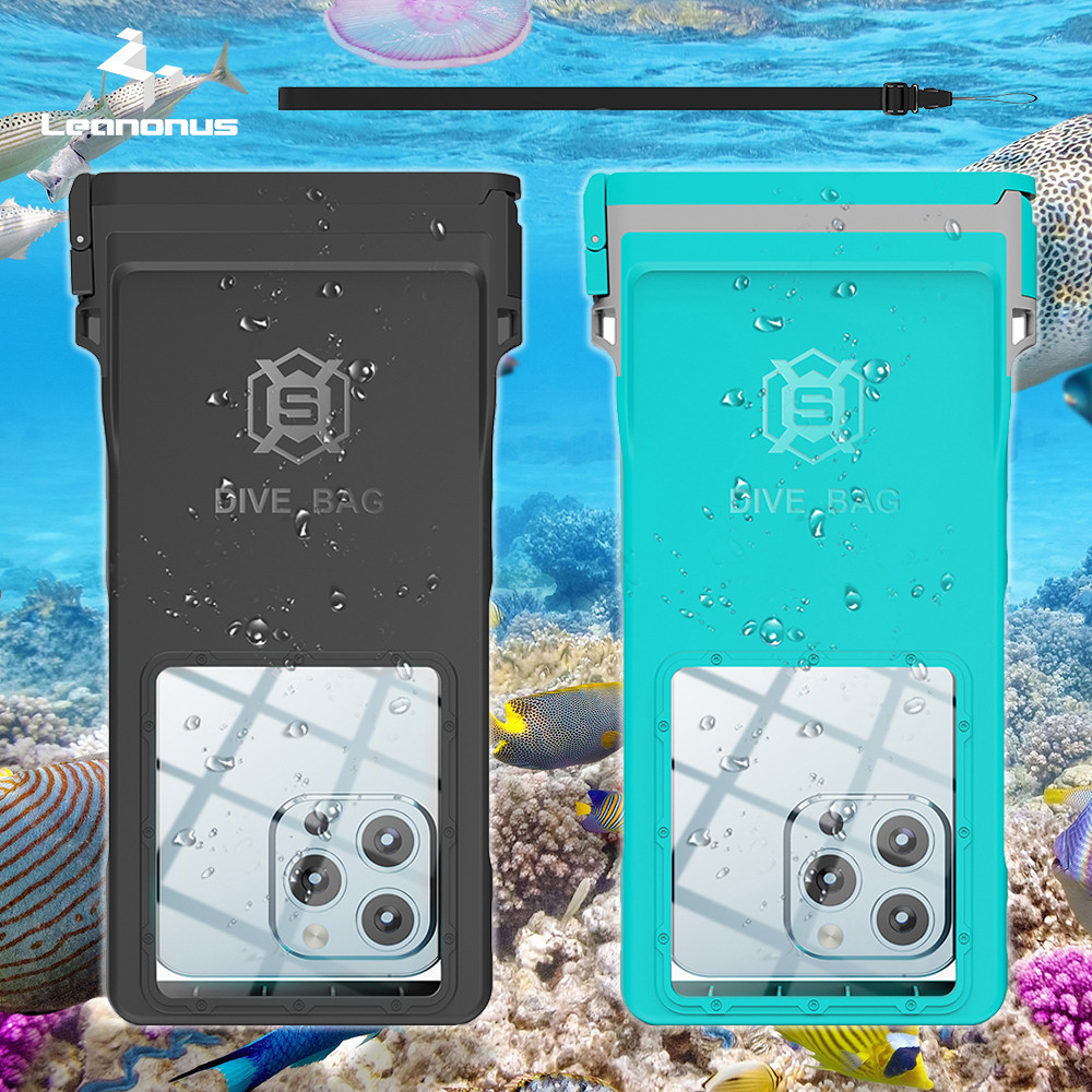 15 Meters Depth Waterproof Pouch Case Compatible for iPhone 15 14 13 12 ...