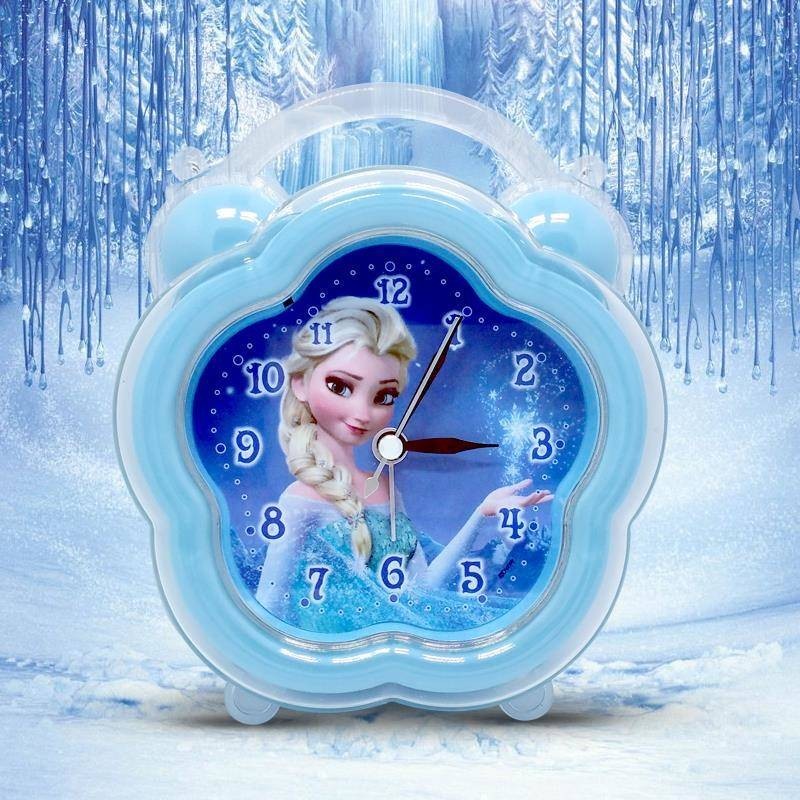 Elsa Princess Elsa Frozen Children's Alarm Clock Girl Cartoon Silent ...