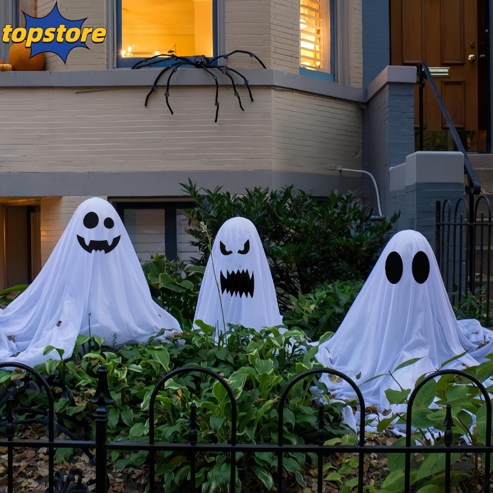 TOPSTORE Halloween Decorations, Battery Operated Large Standing Ghosts ...