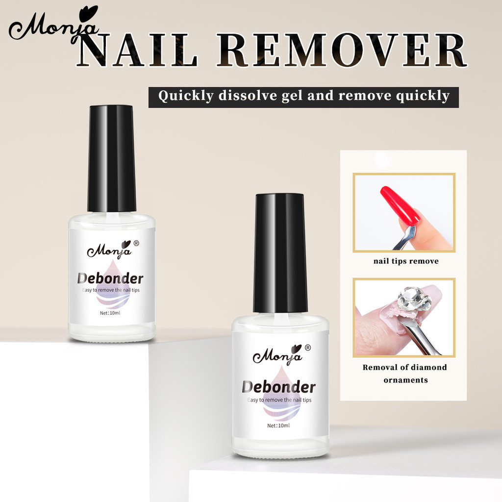 Monja 10ml Debonder Nail Glue Remover Gel For Removing False Nail Tips ...