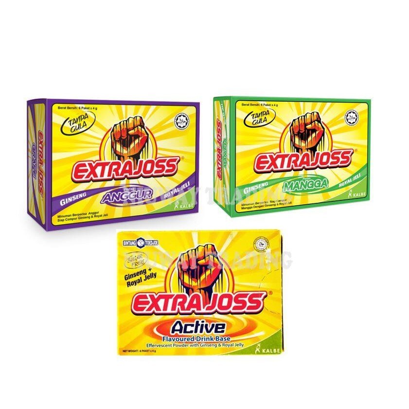 EXTRA JOSS ACTIVE/ANGGUR/MANGGA (LOOSE) | Shopee Malaysia