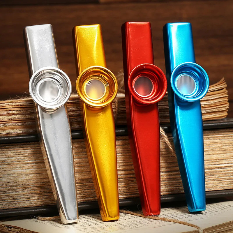 Logam Kazoo ringan mudah alih untuk pemula seruling alat muzik pencinta ...