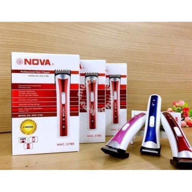 Original Nova NHC Wireless Rechargeable Hair Cut Trimmer/Clipper/Cutter ...