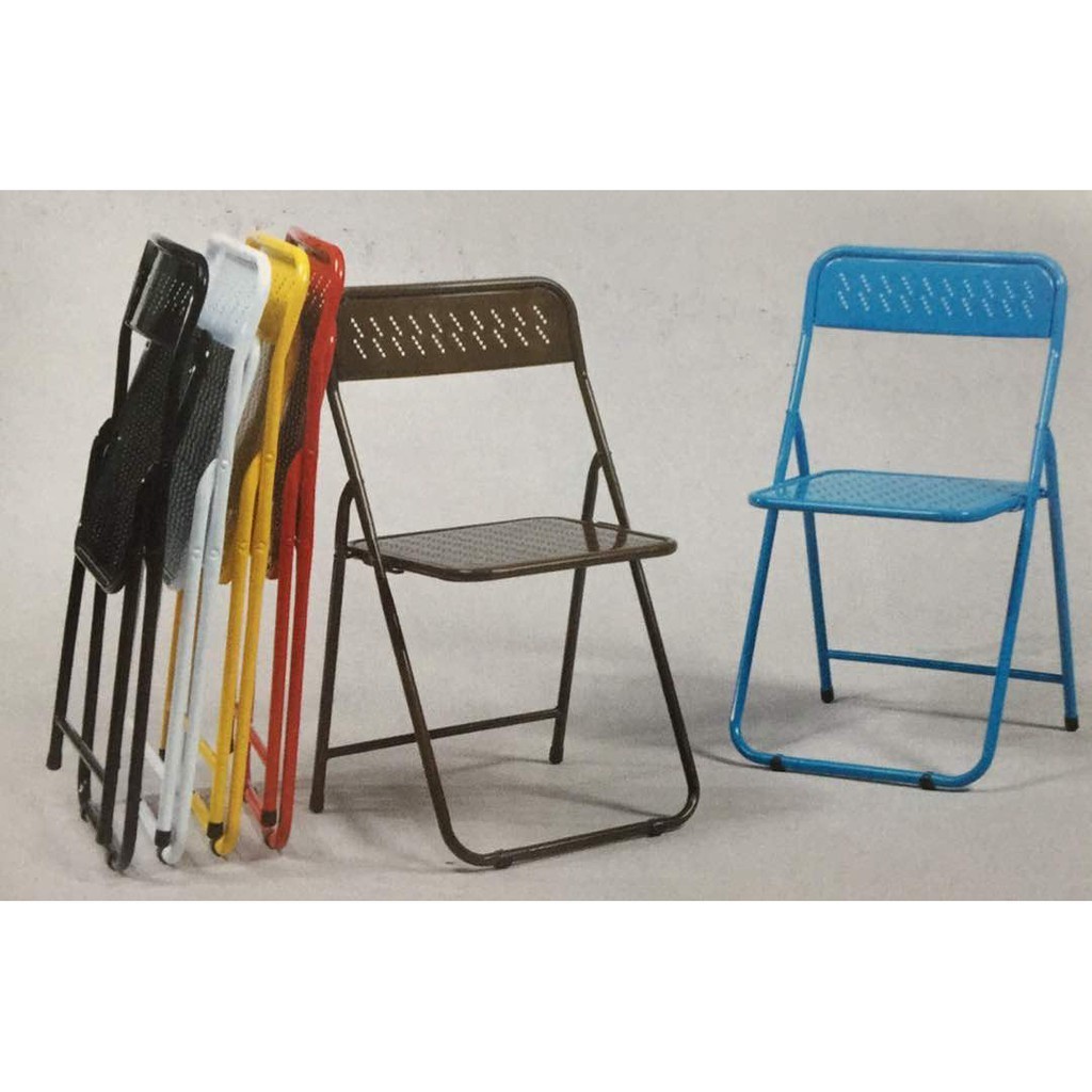 【JFT】 3V IF706N Metal Folding Chair /Iron Chair / Steel Chair / Office ...