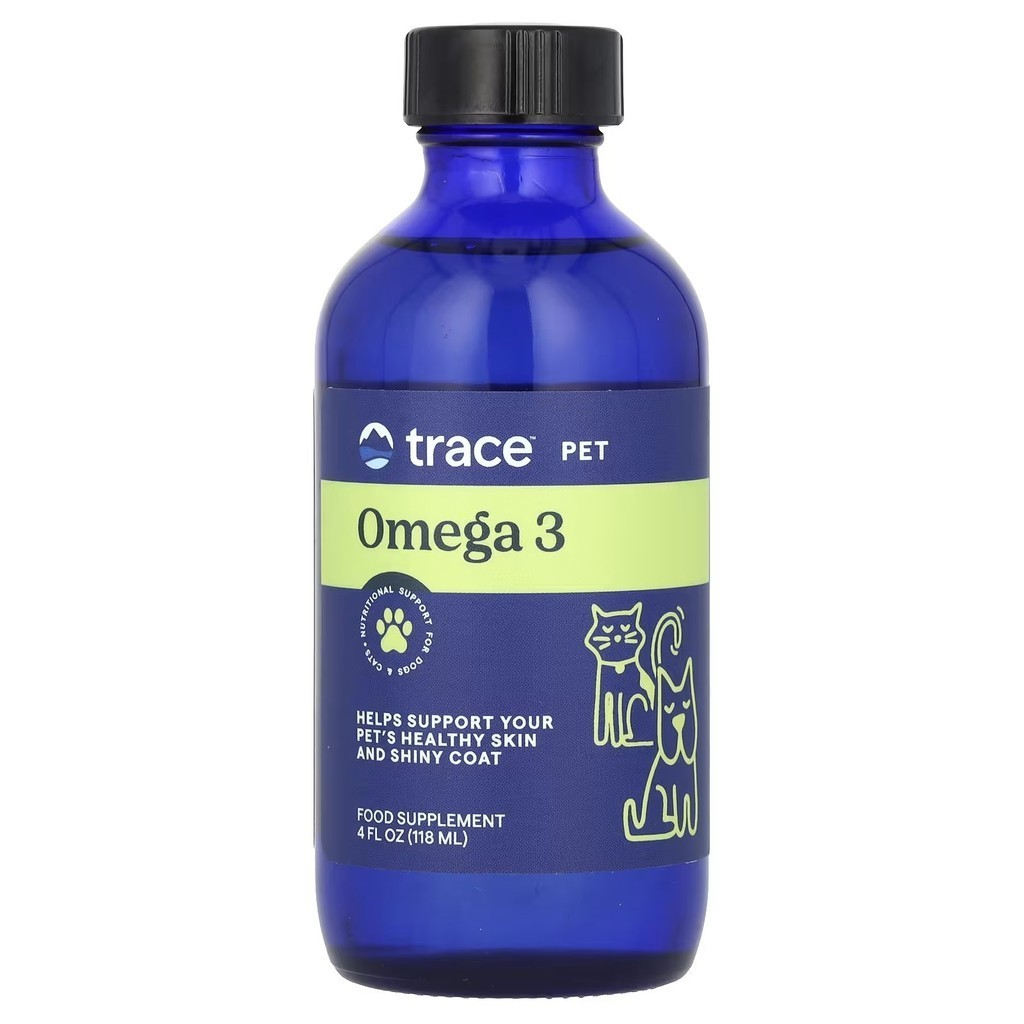 Trace Minerals ®, Pet, Omega 3, For Dogs and Cats, 4 fl oz (118 ml ...