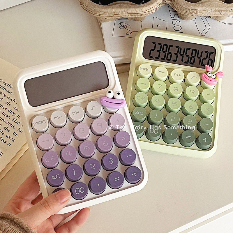 insWind Cute Calculator 12Bit Large Screen Good-looking Calculation ...