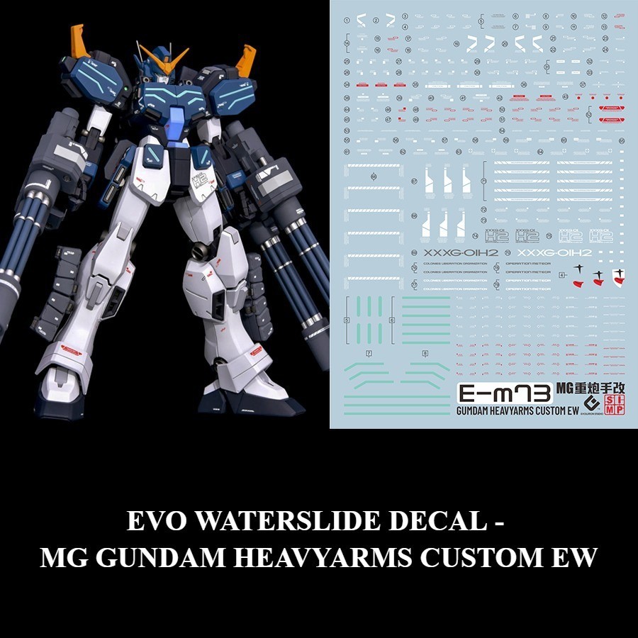 [EVO] Waterslide Decal - [MG73] MG 1/100 GUNDAM HEAVYARMS CUSTOM EW ...