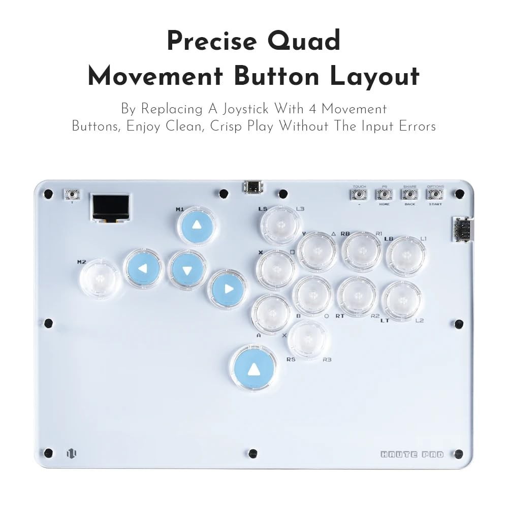 HITBOX Haute42 Joystick Arcade Hitbox Controller Button Rim leverless ...