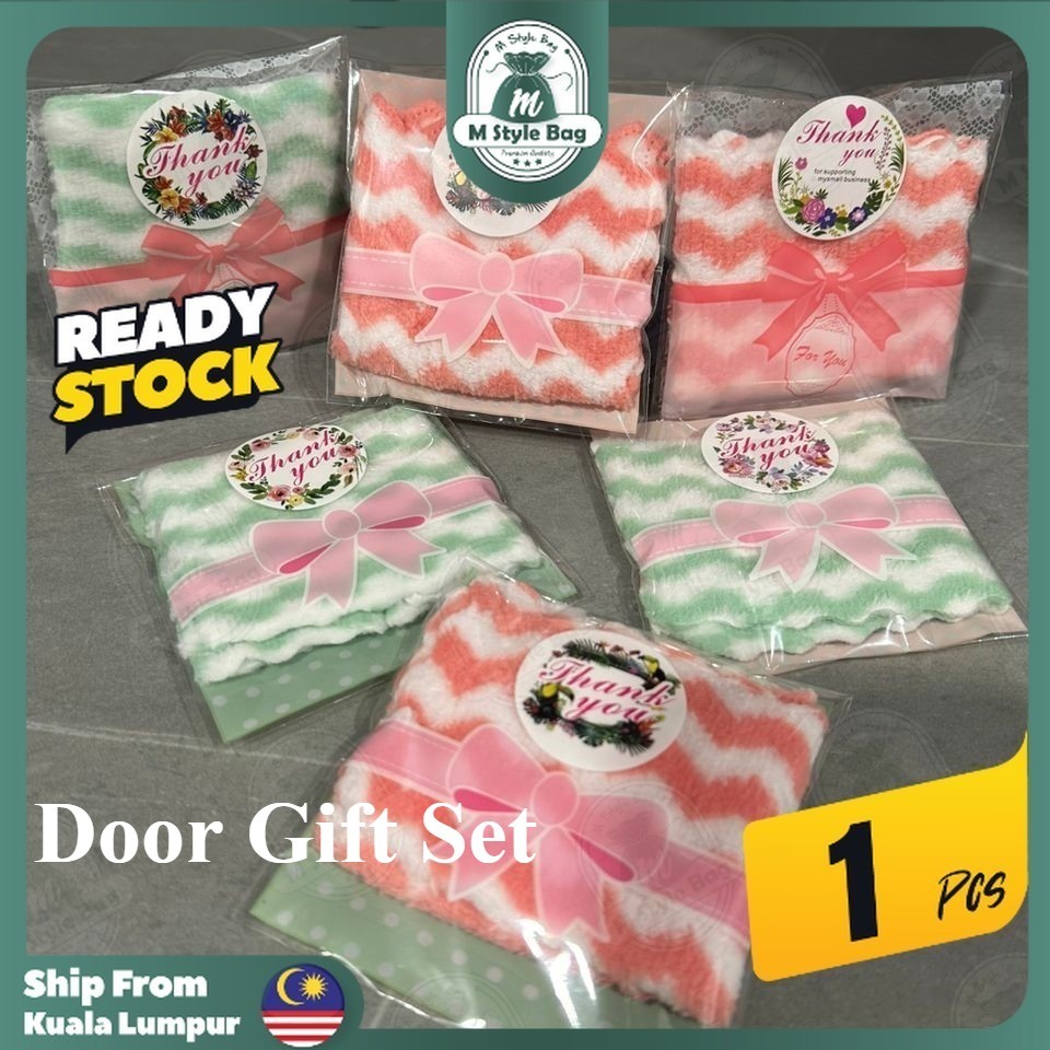 [1 pack ] Doorgift Towel | Doorgift Kahwin Cantik Tuala Kecil | Hadiah ...
