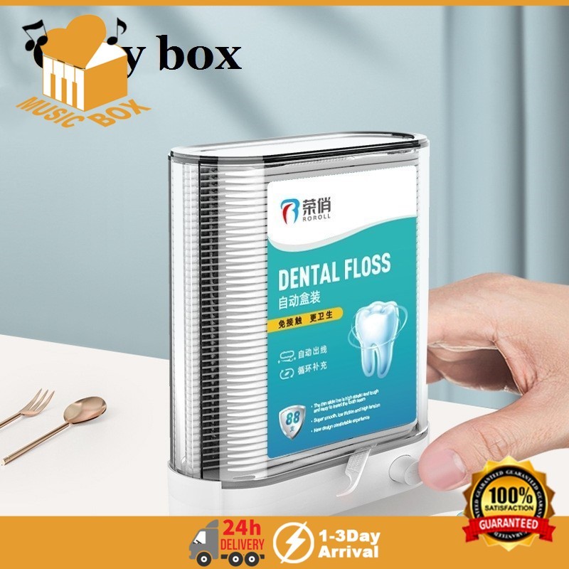 Portable Automatic Dental Floss Box Teeth Stick Oral Care Dental Tool ...