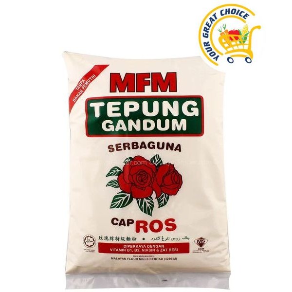 Tepung Gandum MFM Cap Ros 850g | Shopee Malaysia