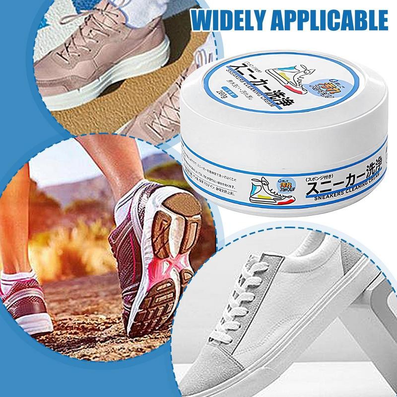 Shoe Cleaning Cream Shoe Cream Sneaker Cleaner 260g Multifunctional ...