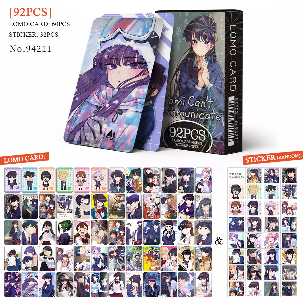 10-92pcs/box Manga Manhwa Komi Can't Communicate SPY FAMILY Lomo Cards BOCCHI THE ROCK! The ...