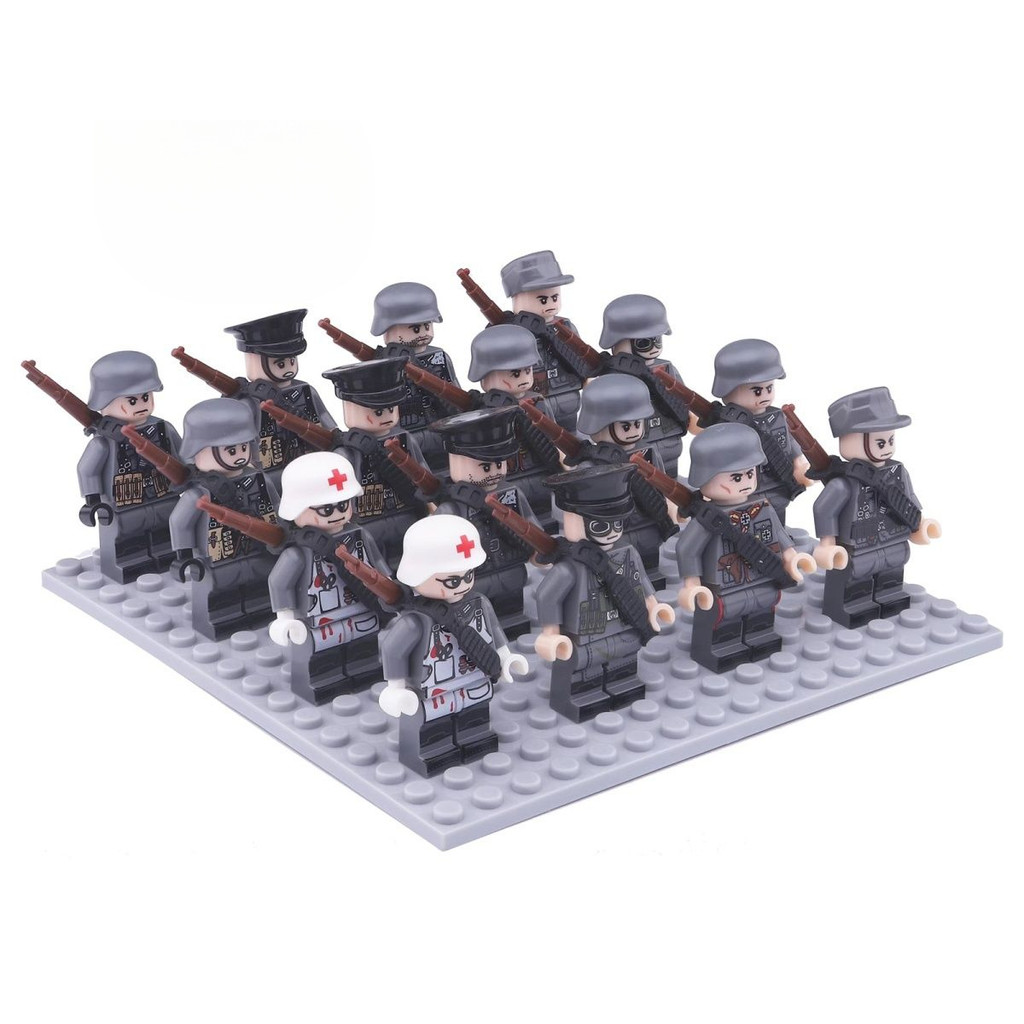 Compatible with Lego Military Building Block Doll Set Rifle Base Plate ...