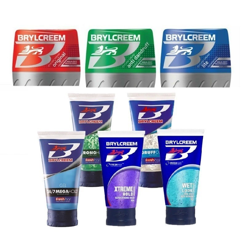 Brylcreem Hair Styling Cream 250ml / Gel 150ml | Shopee Malaysia
