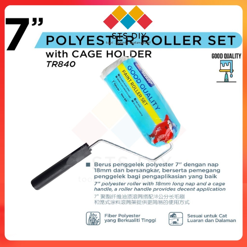 7" NIPPON Paint Roller Set | Shopee Malaysia