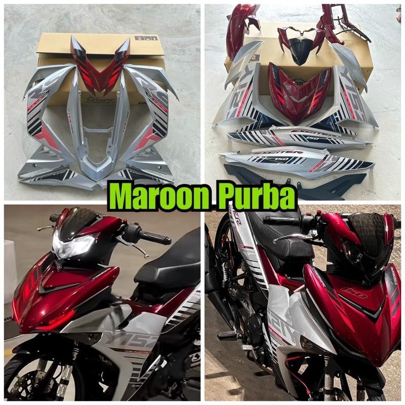 Maroon Purba Y15 MagicBoy siap tanam RS150 Maroon Purba Batman Maroon ...