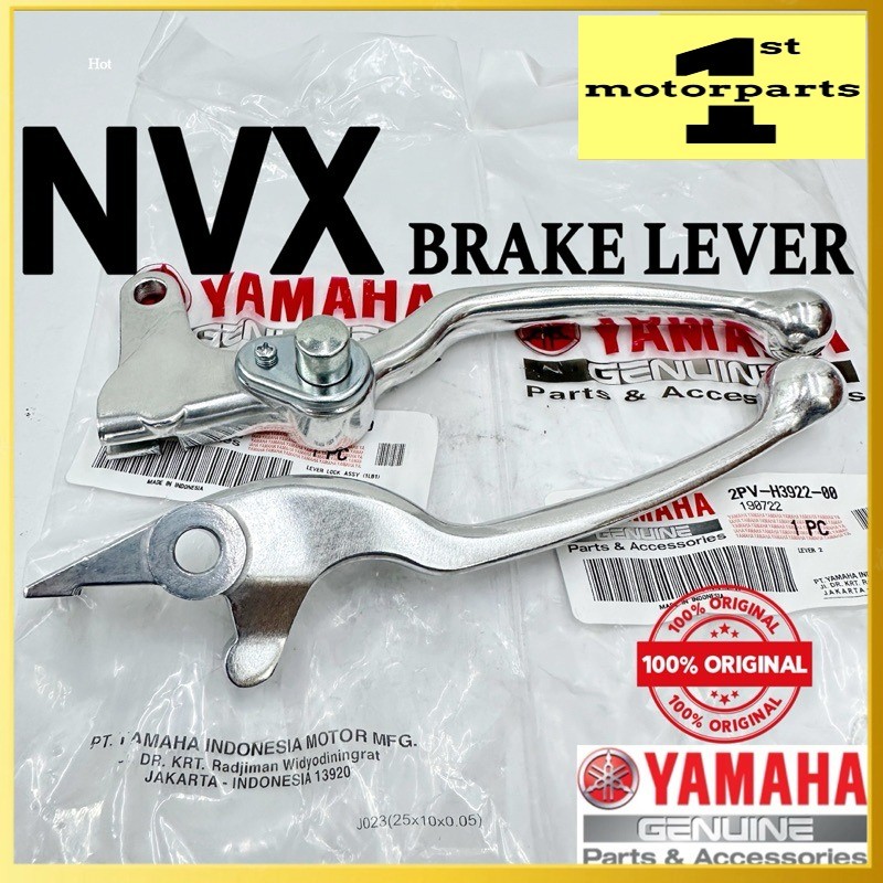 [100% ORI ] NVX NVX V1 V2 NVX ( SILVER ) BRAKE LEVER L/R KIRI KANAN ...