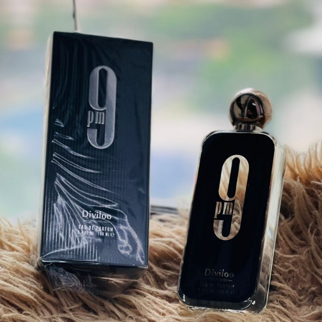DIVILOO 9PM EDP 100ML BLACK FOR MEN AND WOMEN PERFUME ( MINYAK WANGI ...