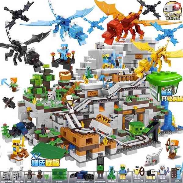 lego minecraft Minecraft China Minecraft Series Building Blocks Deluxe ...