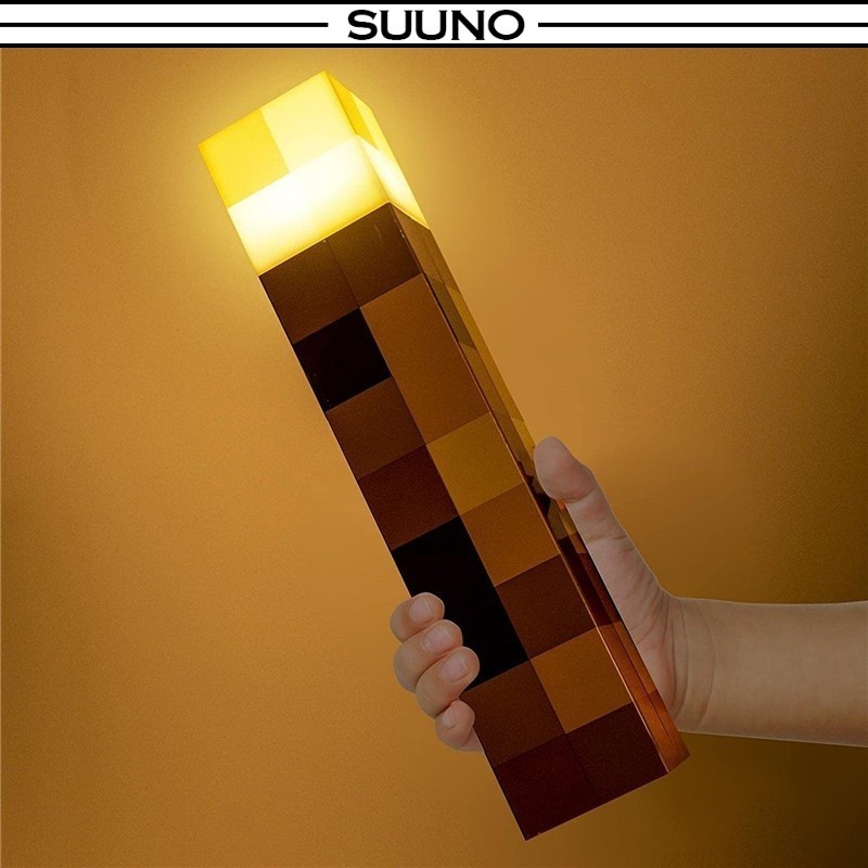 Flashlight Light Up Torch Minecraft 28CM High Brightness LED Minecraft ...