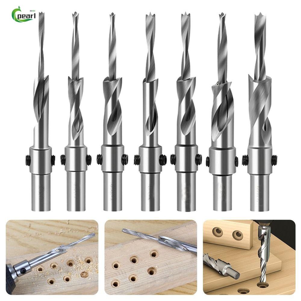 PEARL Woodworking Drill Hand Drill Tool High Speed Steel Counterbore ...