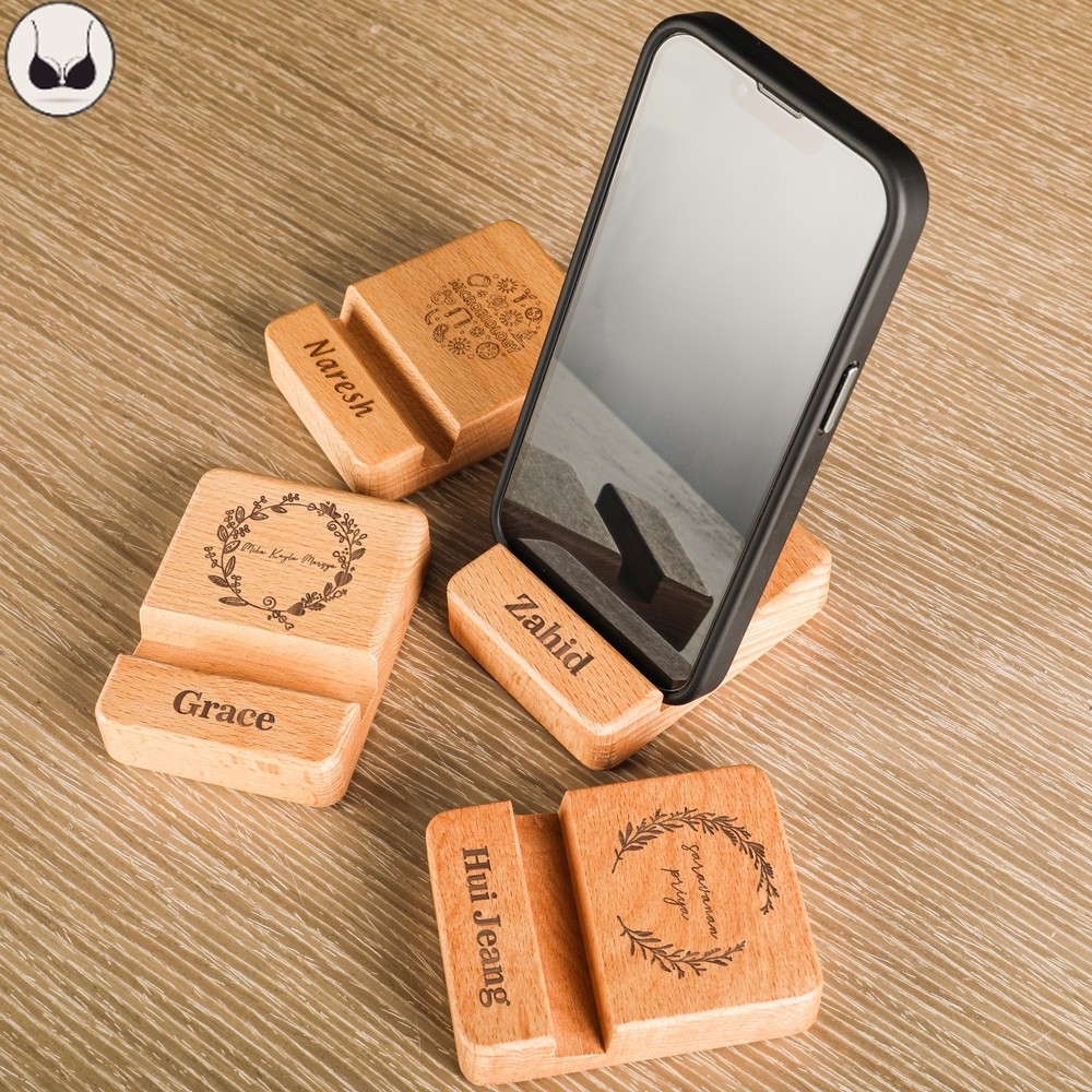 BP Harbour life Personalized Wood Engraving Phone stand Phone holder ...