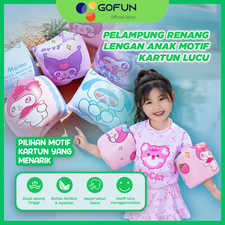 Sanrio Character Children's Arm Float - Animal Hand Float Swim 1-12 ...