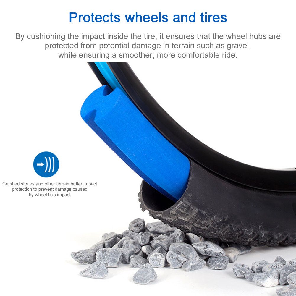 OCE! 1-5Set Bike Tyre Pad Bicycle Tires To Prevent Injury Bike Tire ...