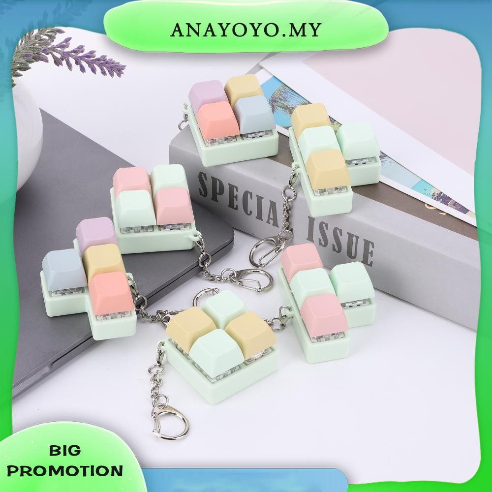 [anayoyo.my] Keyboard Fidget Toy 4 Keys Stress Relief Mechanical ...