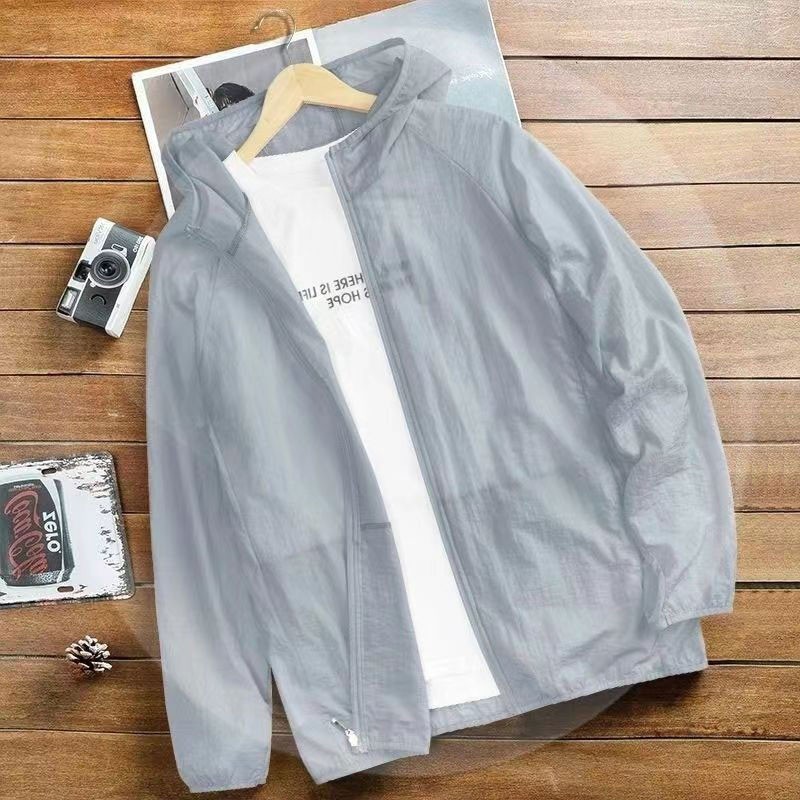 Men's Breathable UV Jacket Unisex Lightweight Summer Sun Protection ...