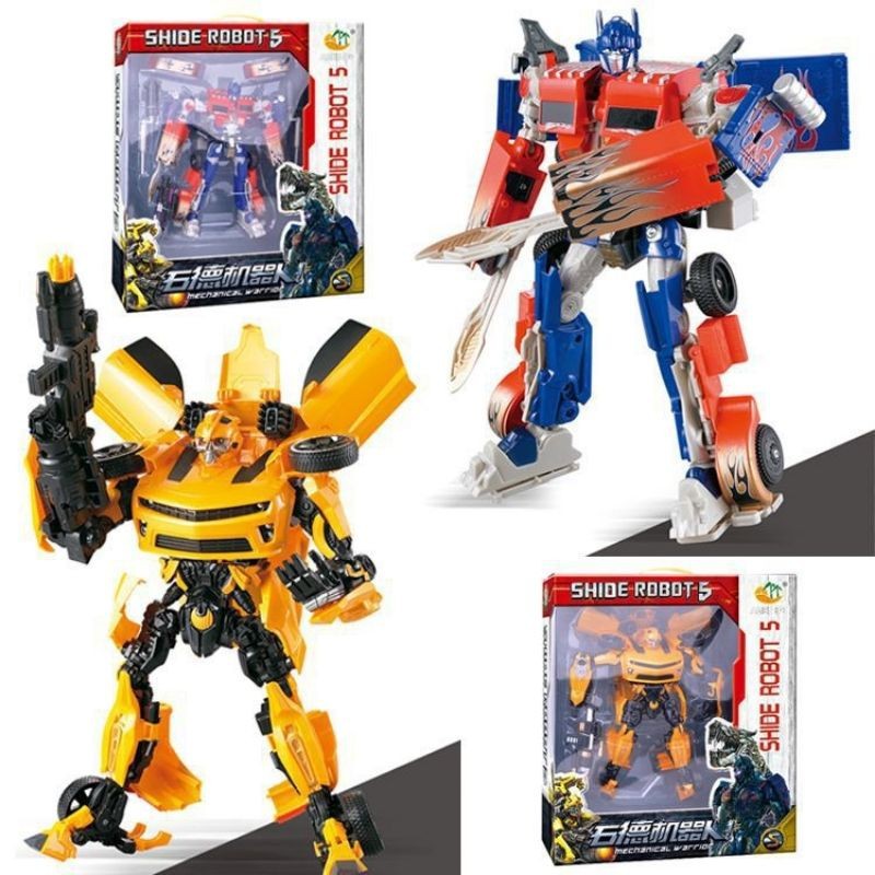 Transformer Robot Deformation Car boys toy Bumblebee Optimus Prime ...