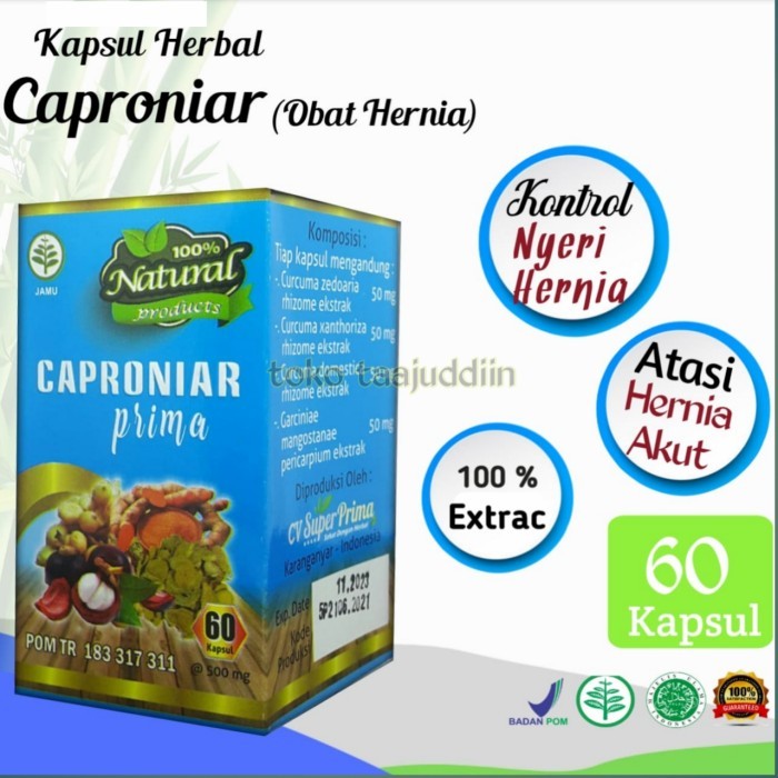 (send Immediately) Hernia Medicine Caproniar Herbal Extract Capsules 60 ...
