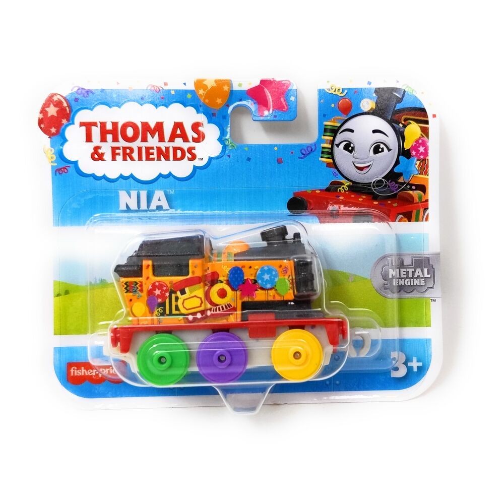 Thomas & Friends Celebration Nia Push Along Metal Train Engine HMC36 ...