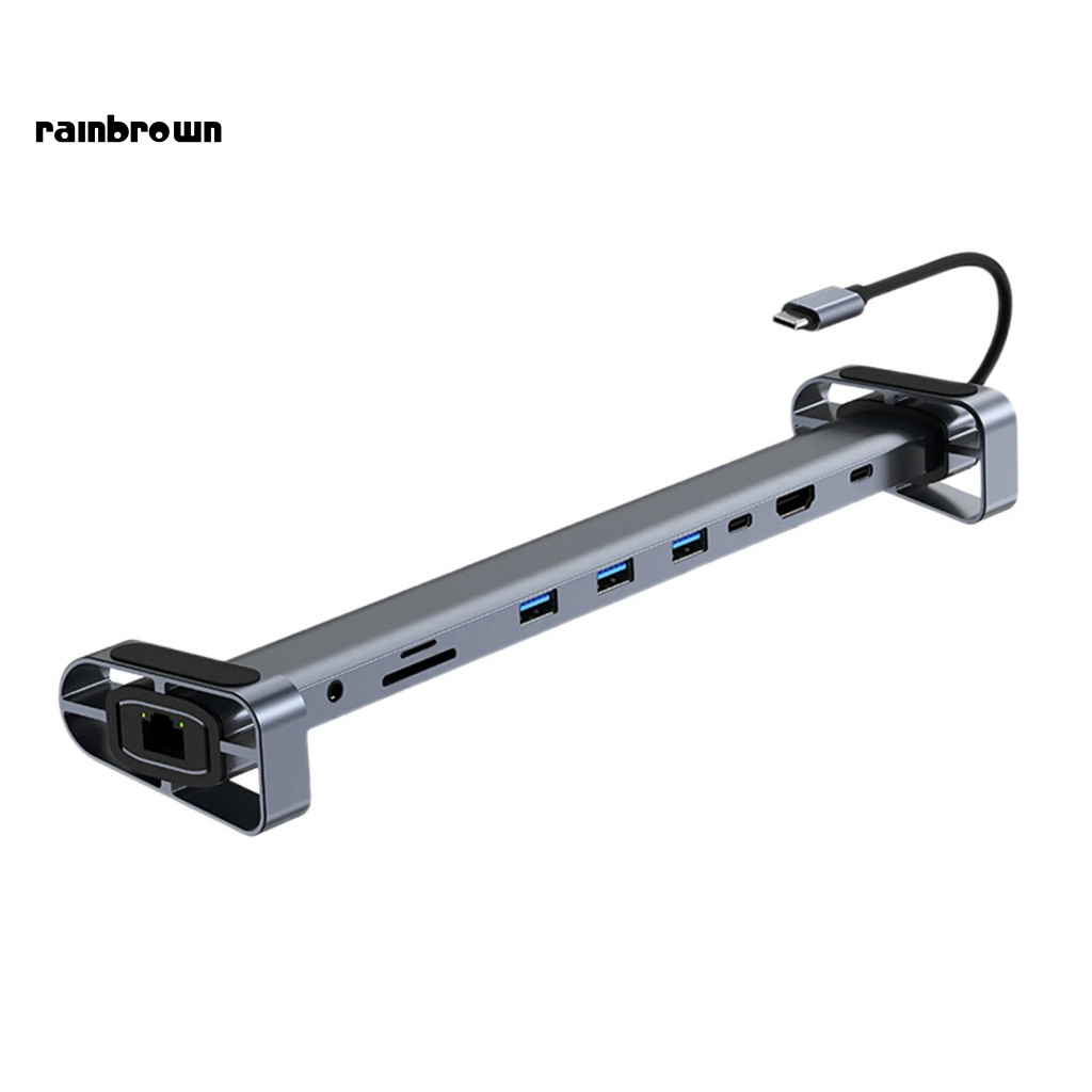 3.5mm Headphone Jack Hub 10-in-1 Usb 3.0 Docking Station Hub Adapter ...