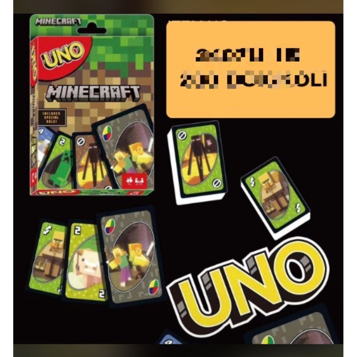 Uno Minecraft Card Toys uno Card | Shopee Malaysia